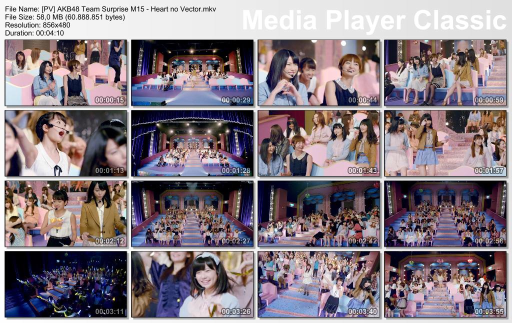 Tae pa dadi: [PV] AKB48 Team Surprise M15 - Heart no Vector